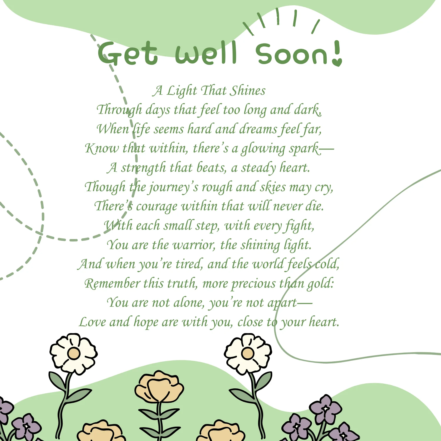 Poems for a cancer patient - Poems about everything